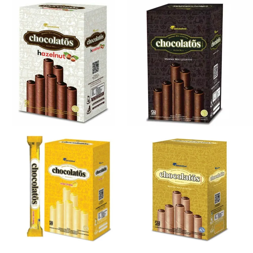 Chocolatos Wafer Roll (Box) | Food | FSINDOJAYA