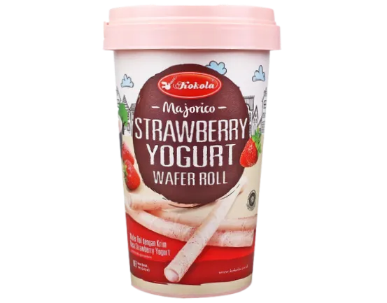 Kokola Majorico Wafer Roll 120 gr (Jar) | Food | FSINDOJAYA