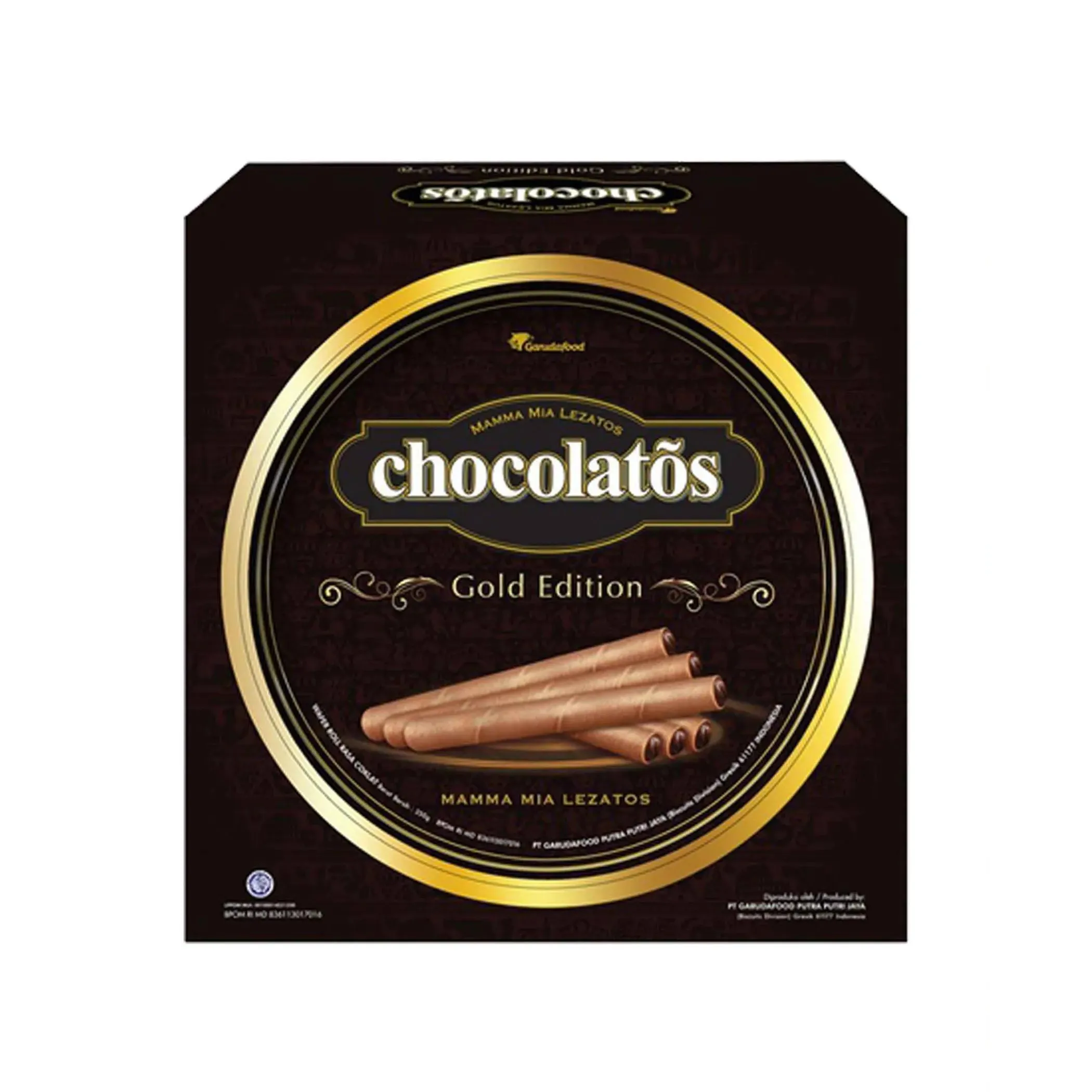 Chocolatos Wafer Roll 350 gr (Tin) | Food | FSINDOJAYA