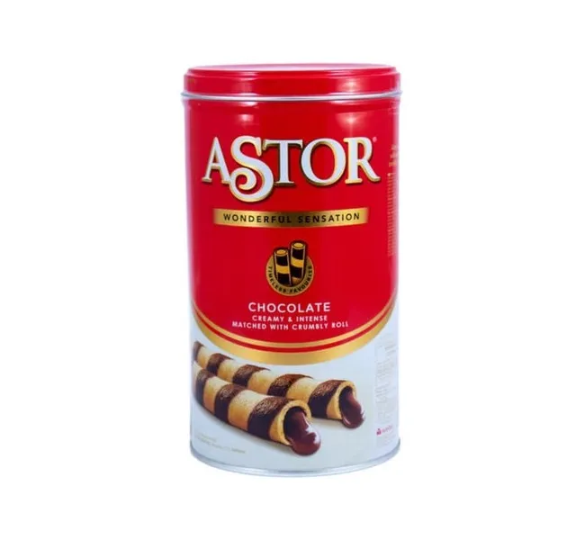 Astor Wafer Roll 330 gr (Tin) | Food | FSINDOJAYA
