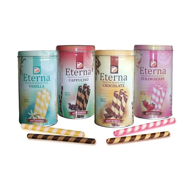 Eterna Wafer Stick Premium 350 gr (Tin) | Food | FSINDOJAYA