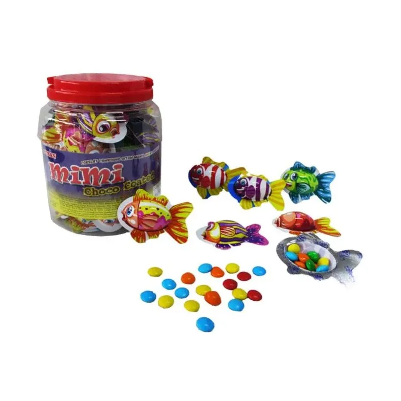 Mimi Chocolate Fish (Jar) | Confectionery | FSINDOJAYA